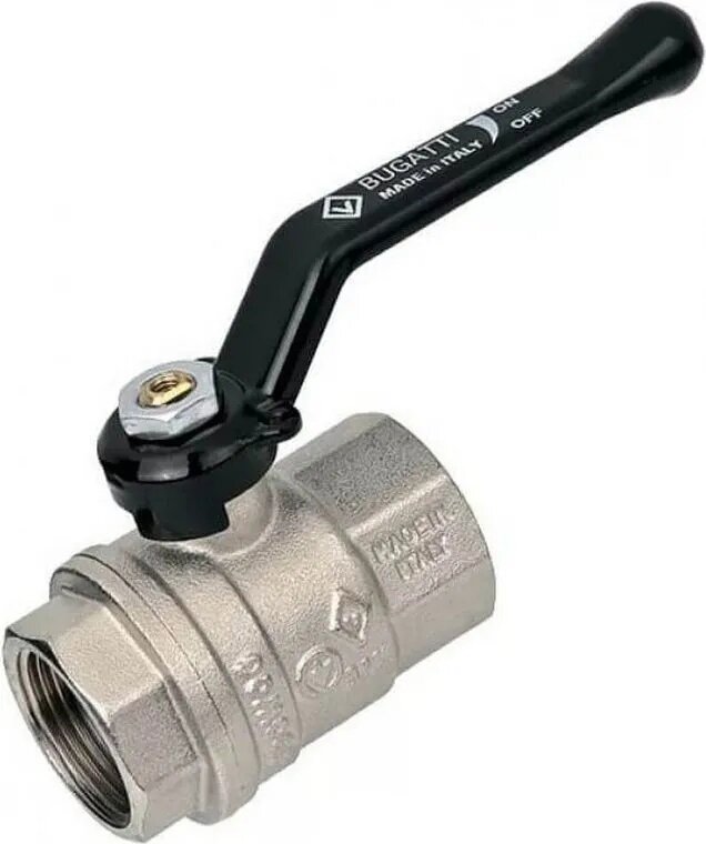 Кран шаровый Bugatti Oregon, полнопроходной, ВР-ВР 1/2", ручка рычаг, 3000163