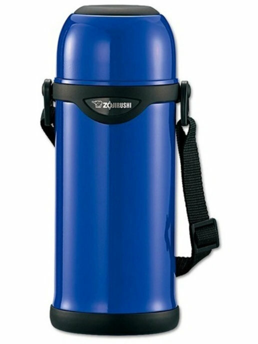 "Термос ZOJIRUSHI SJ-TG10" 1л, стальной, синий, с крышкой-чашкой