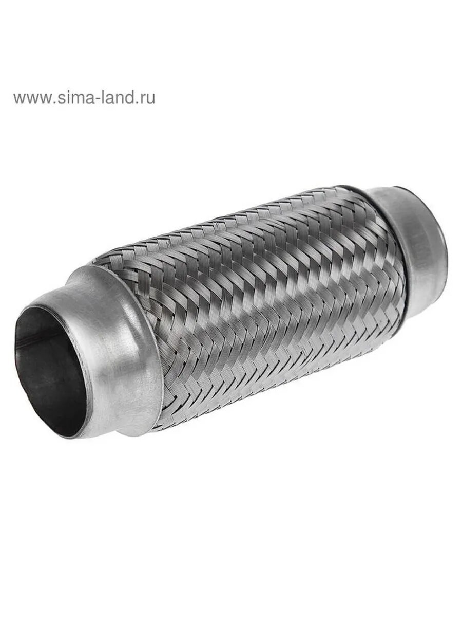 Гофра глушителя из алюминизированной стали 45x160 мм