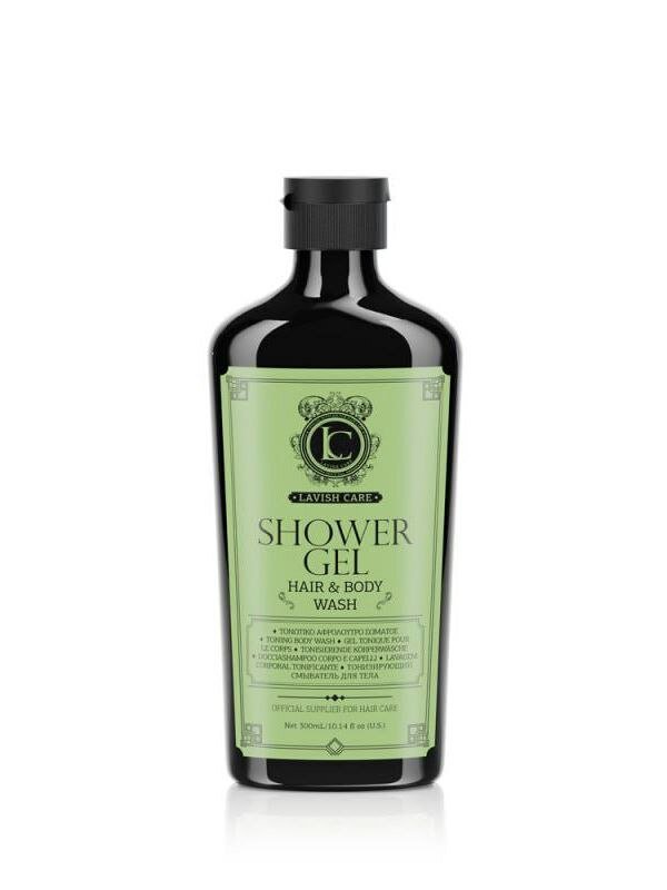 Шампунь и гель для душа 2в1 мужской Lavish Care "Hair and Body Wash", 300 мл