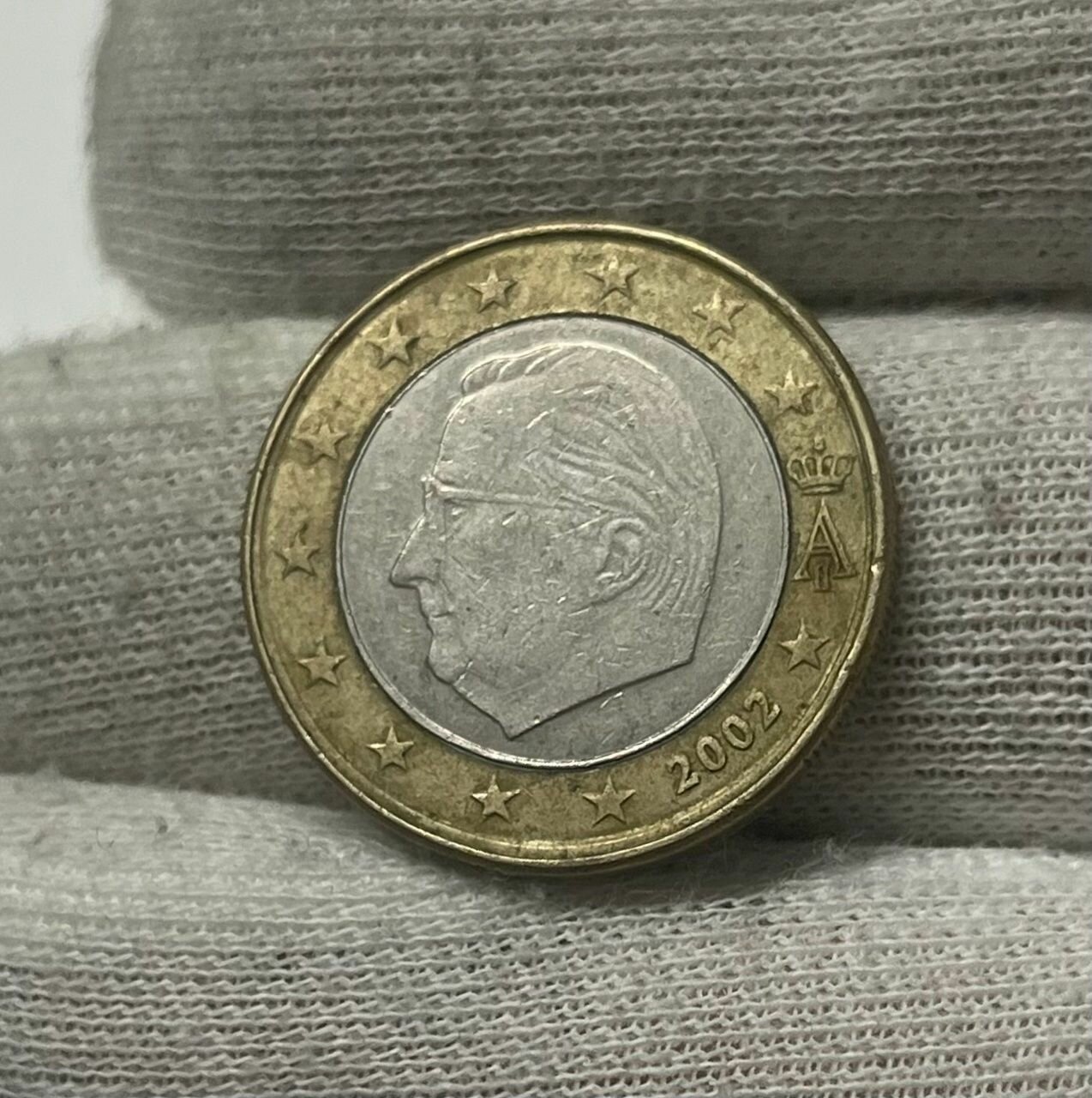 Бельгия - 1 евро 2002 года