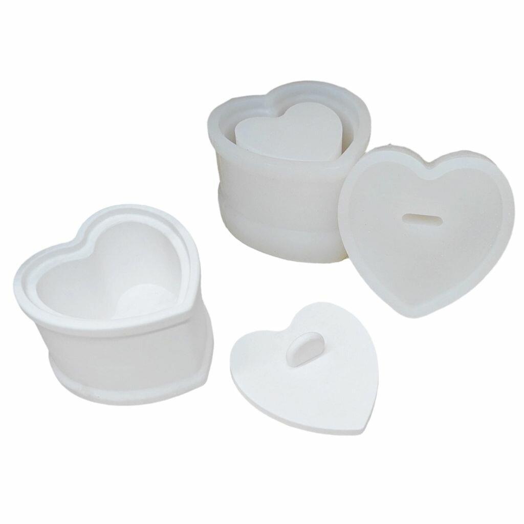 Набор из 2 частей, форма для украшения чашек любовных гипсовых свечей