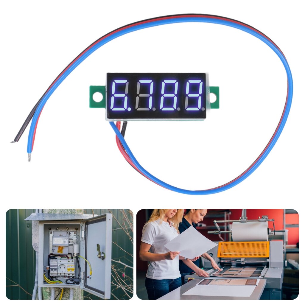 Цифровой вольтметр DC 0-100V — фото 1