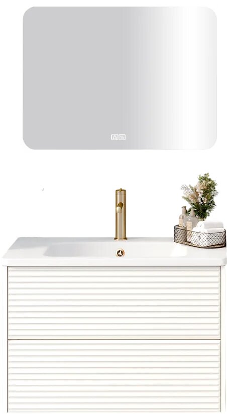 Мебель для ванной комнаты Aqua de Marco Parma 80 подвесная, белая
