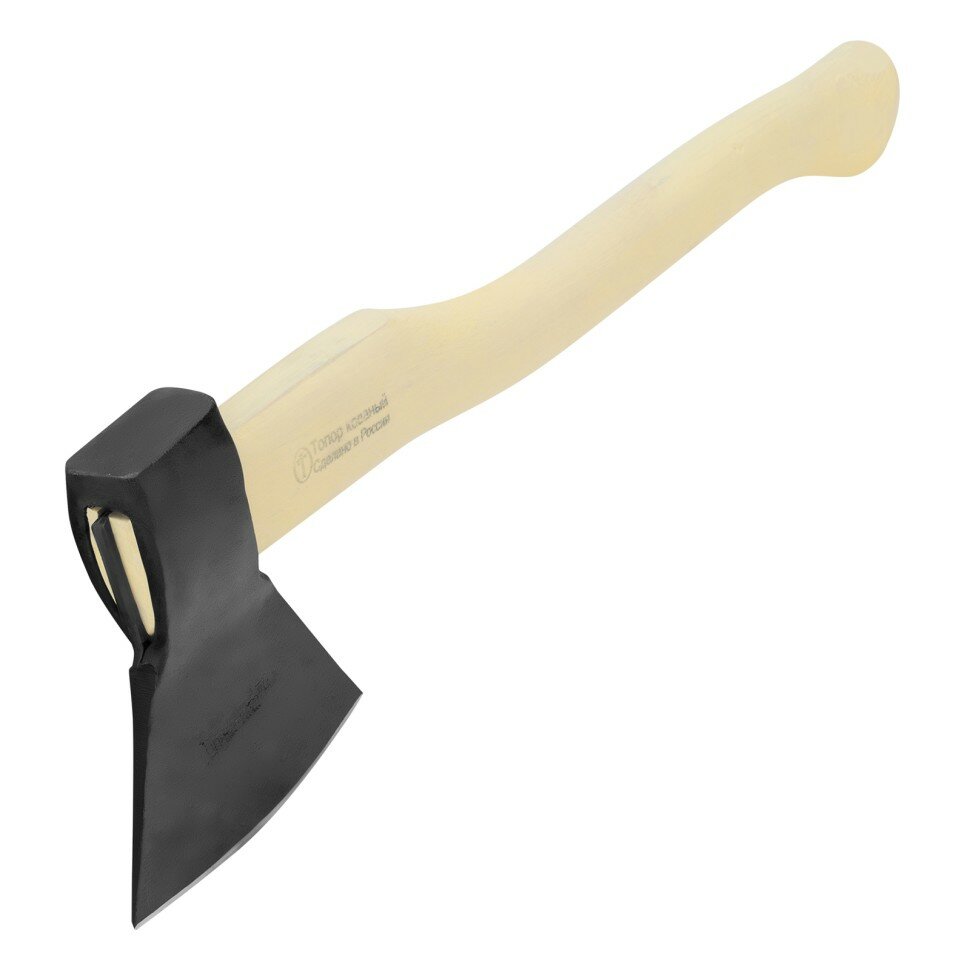 RUSSIA Топор кованный, в сборе, 1150/1500 г, деревянное топорище, 500 мм, А-1(Труд) г. Вача Россия ( 21688 )