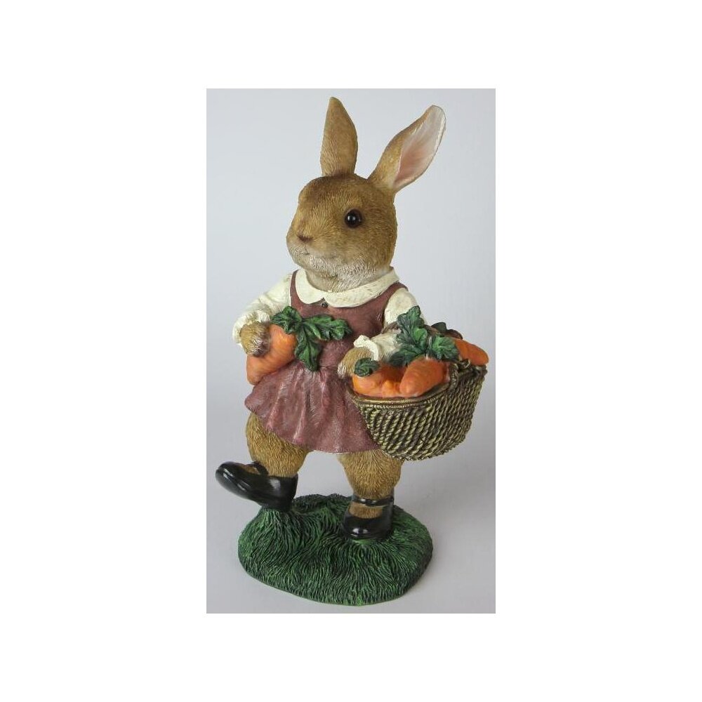 Magic Art MG-3250200 Фигурка садовая крольчиха с морковью, magic art