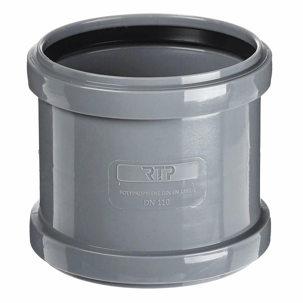 Муфта канализационная РТП d110 мм соединительная
