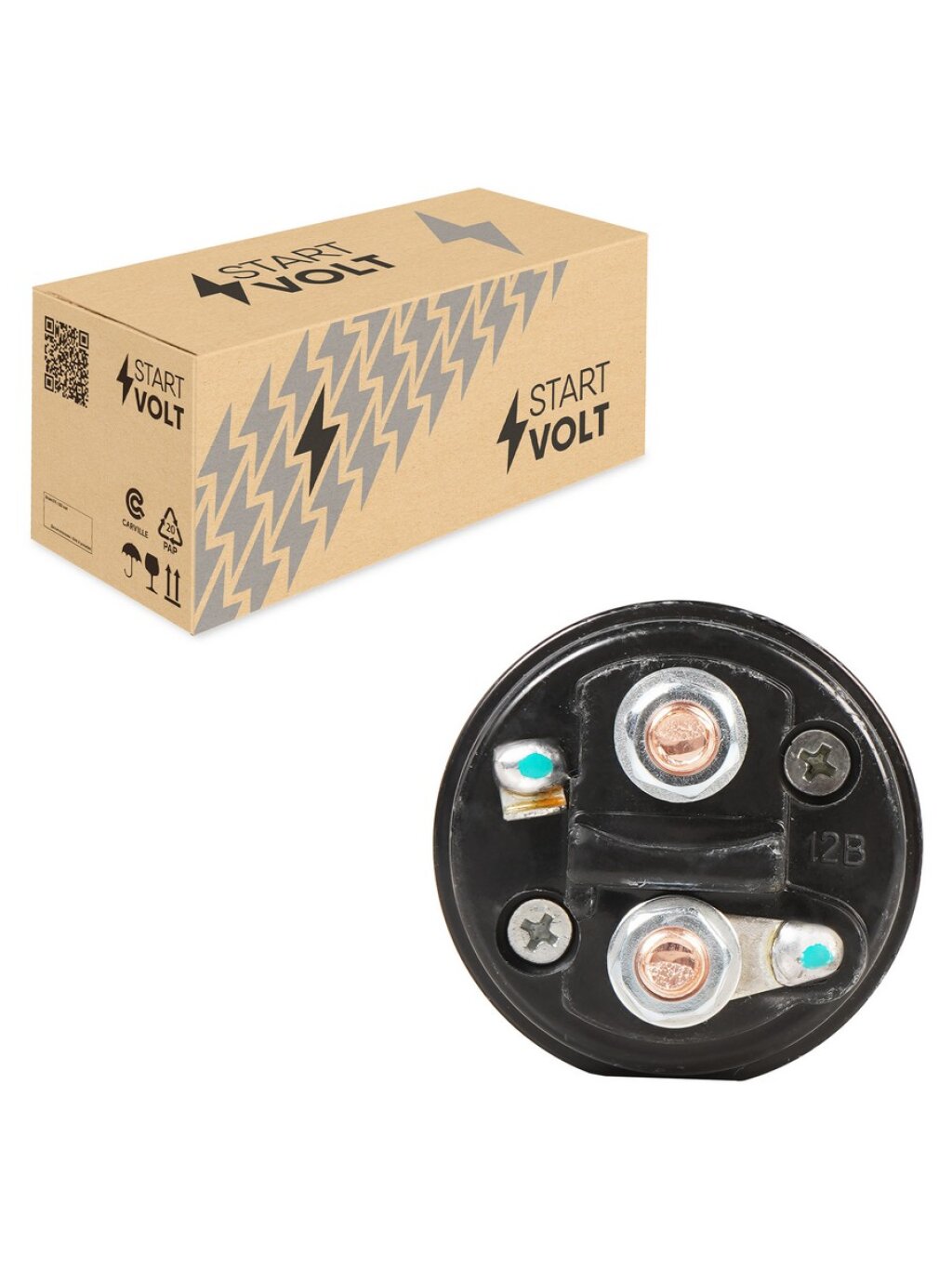 Втягивающее реле для а/м ВАЗ 2101-07/2121-21214/2123 (тип БАТЭ) "STARTVOLT"