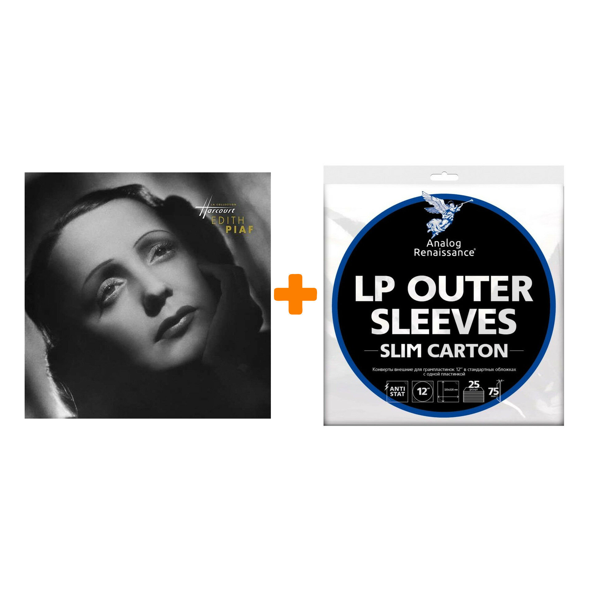 Piaf Edith La Collection Harcourt (LP) + Конверт внешний 12" Slim Carton 25шт