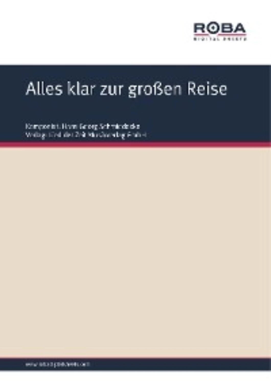 Alles klar zur großen Reise [Цифровая книга]
