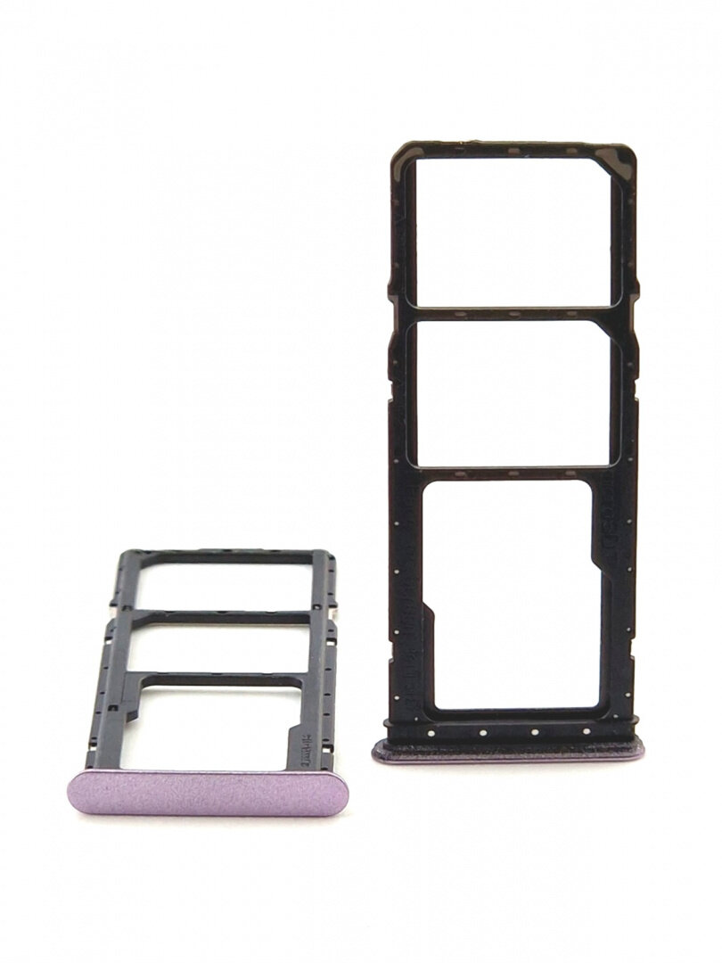 Слот SIM/ microSD-карт для Realme C71 фиолетовый