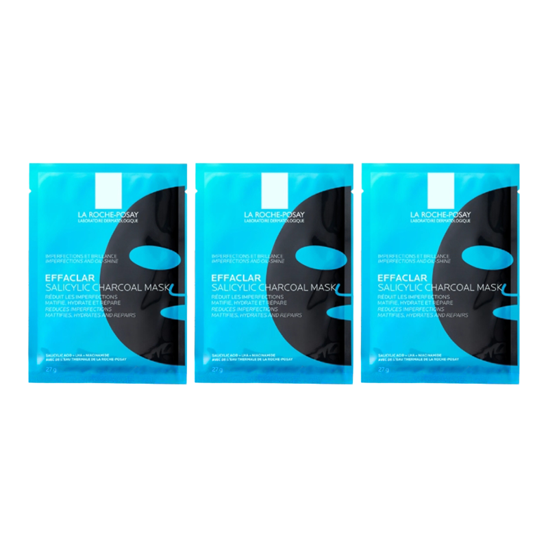 Маска-пленка унисекс LIFUQUAN с салициловой кислотой черная, Тканевая маска 1455657332, от прыщей и для восстановления кожи