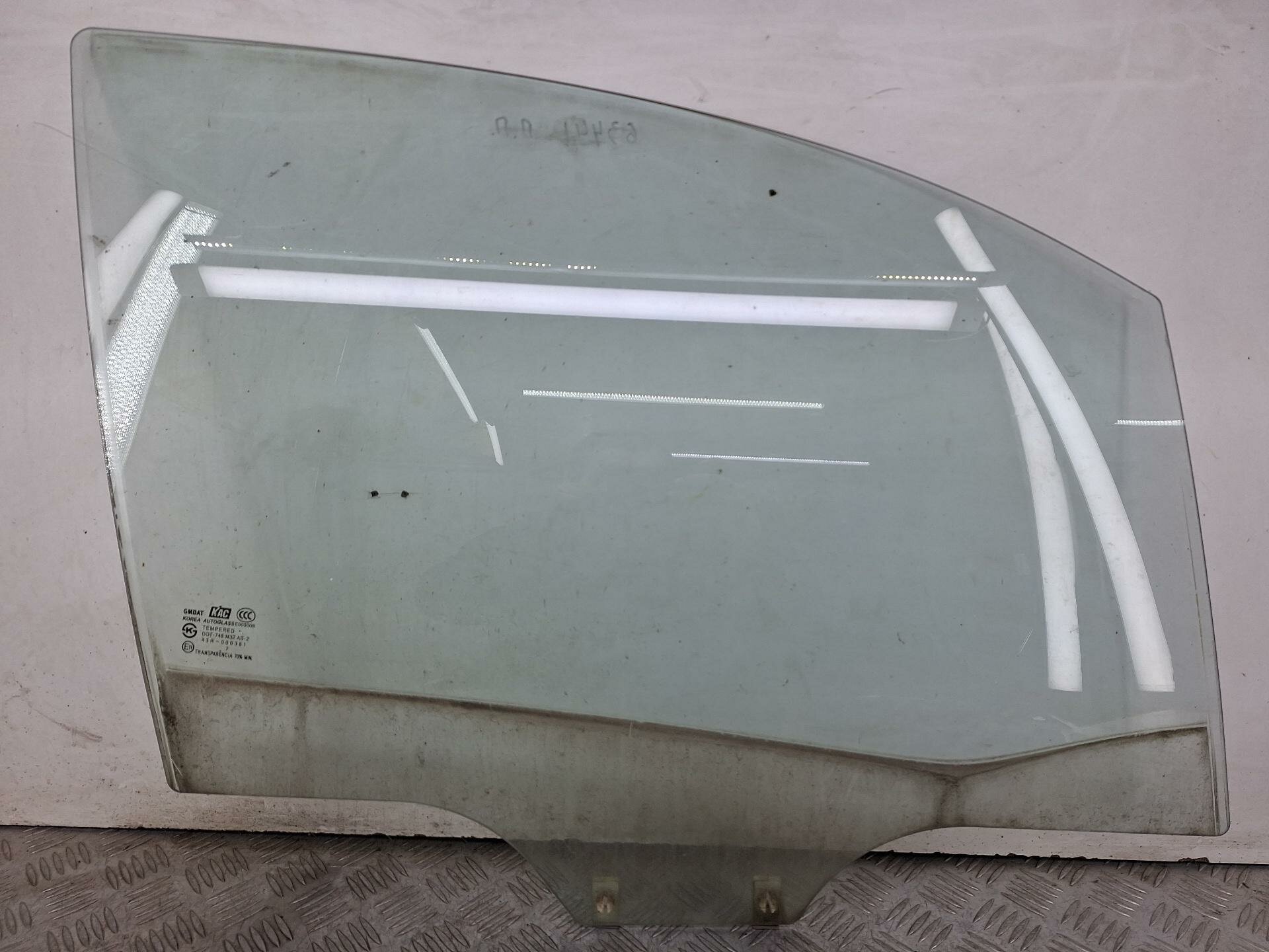 Стекло двери передней правой Chevrolet Matiz 2 рест. (2008 - 2010)