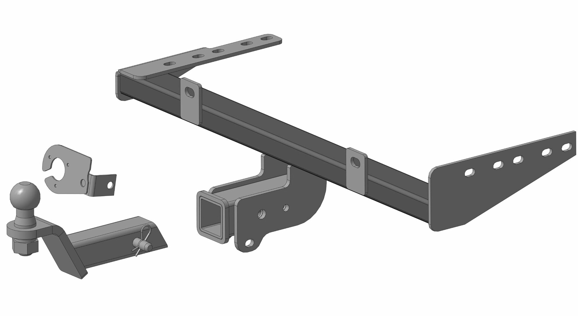 Фаркоп для Лада Гранта, Калина, Datsun on-Do; шар под американский квадрат Трейлер.2195