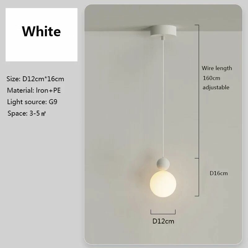 Люстра В Скандинавском Стиле С Бежевым Пластиковым Абажуром Для Гостиной, Столовой, Спальни