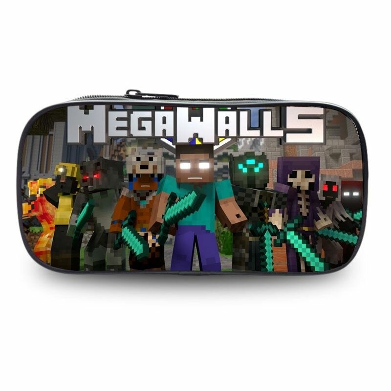 Пенал "Мой мир", детский пенал большой вместимости, тканевый пенал для канцелярских принадлежностей для учеников начальной и средней школы, пенал для мальчиков.