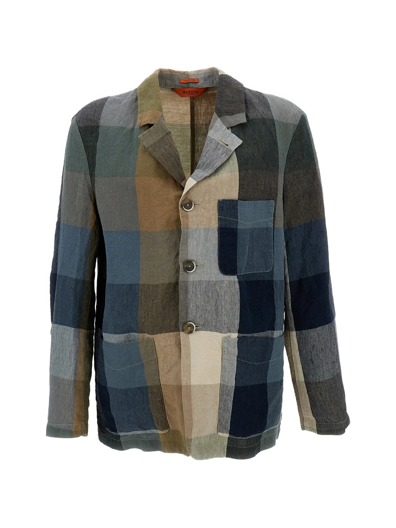 Куртка Checkered patch-pocket jacket
