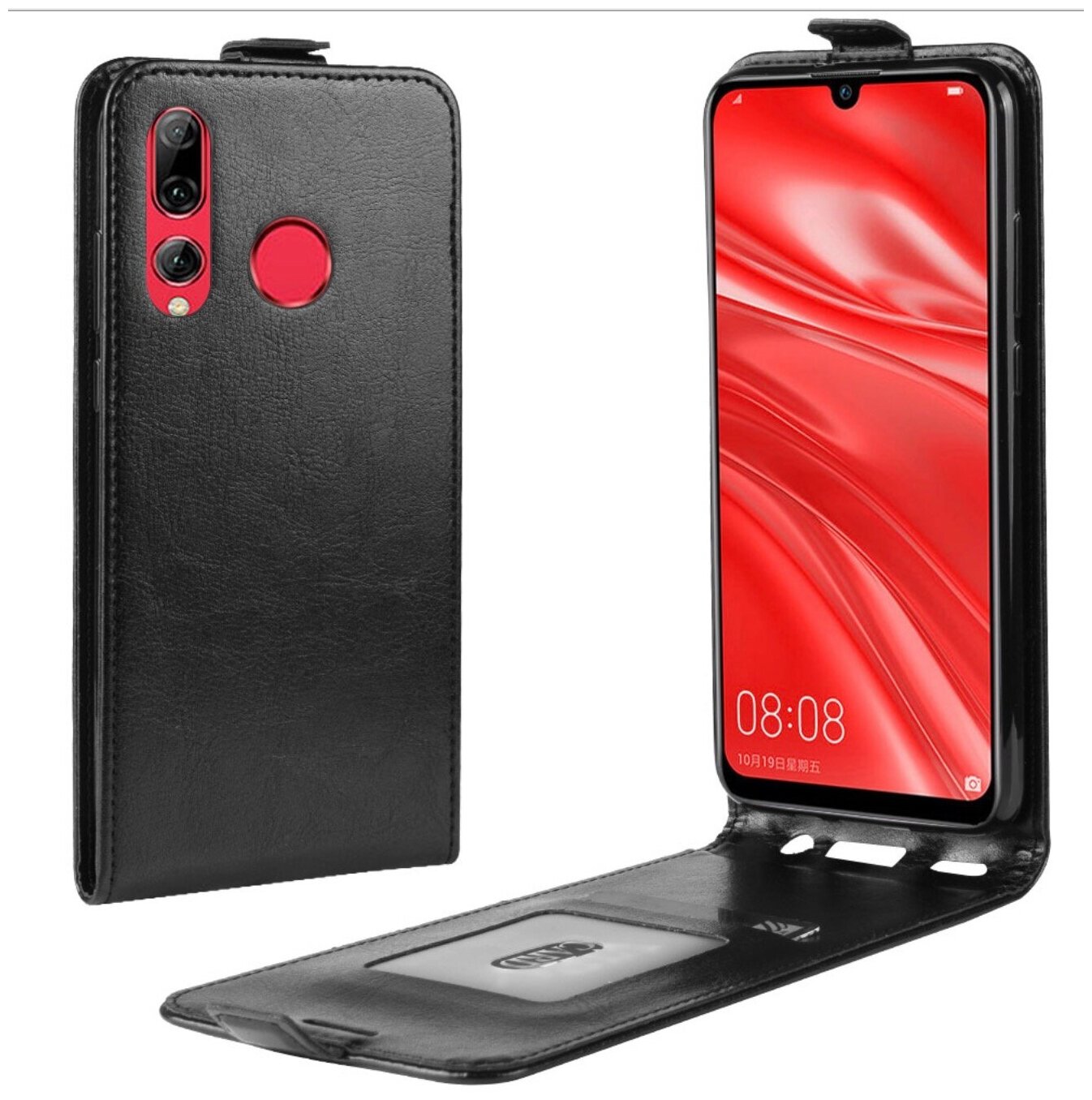 Чехол-флип MyPads для Sony Xperia XZ2 Compact вертикальный откидной черный