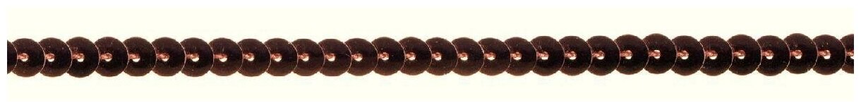 Тесьма с пайетками цв. коричневый (6 мм*3 м) PRYM 916658