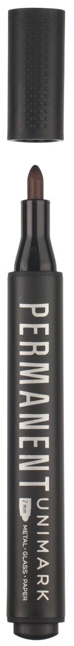 Маркер Bruno Visconti, перманентный, черный, UniMark, Арт. 22-0020. Цена за 1 шт.