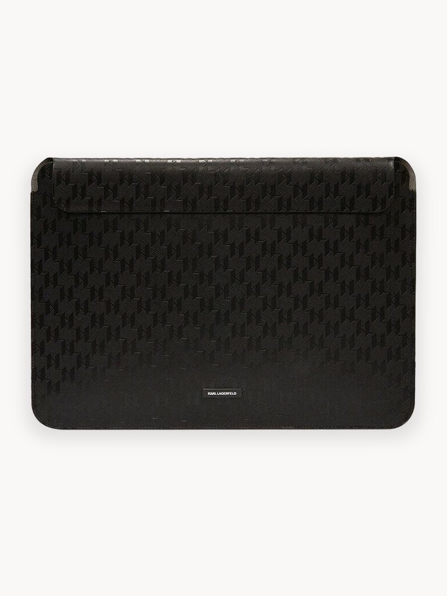 Lagerfeld для ноутбуков 13"/14" чехол Saffiano Sleeve Monogram Black