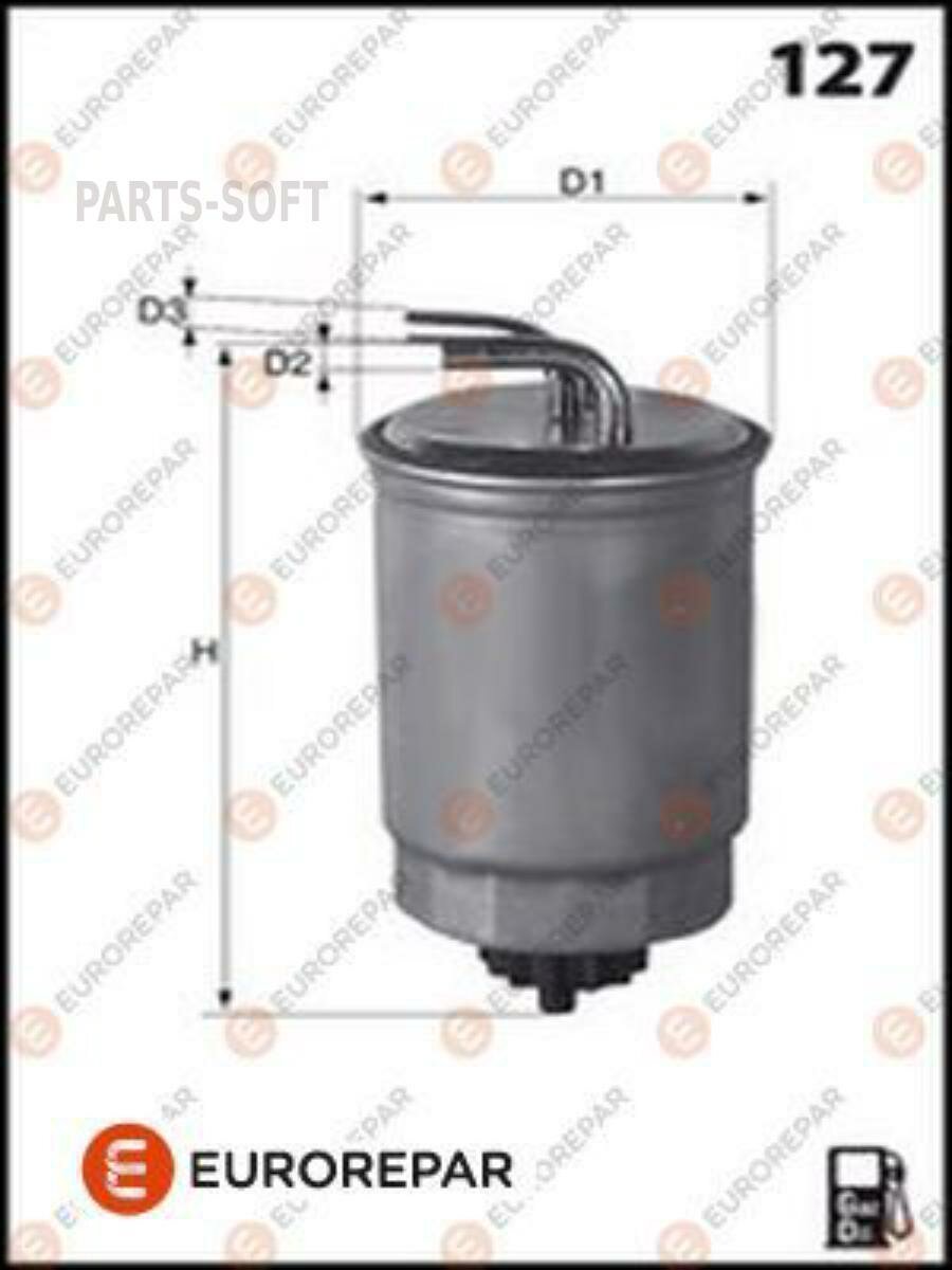 Фильтр топливный MB GL350 2006- Sprinter 211D / 311D 2007- EUROREPAR арт. e148141
