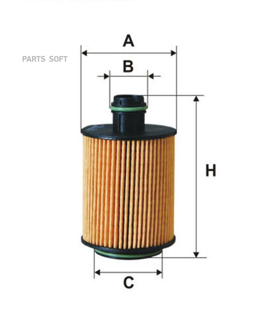 FILTRON OE682/2 Фильтр масляный [картридж]
