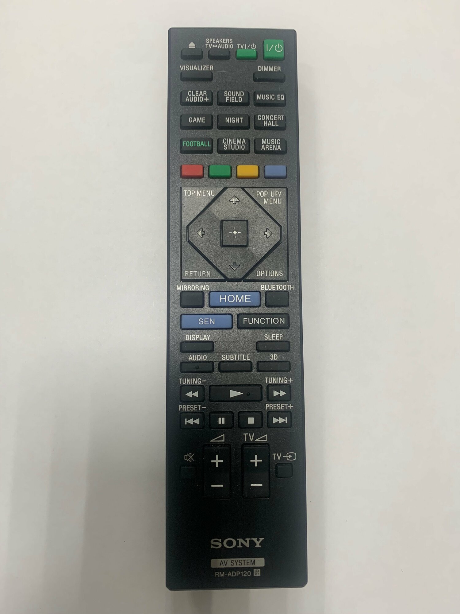 Пульт ДУ Sony RM-ADP120, для Sony BDV-N7200WL/N9200WL, ИК-интерфейс