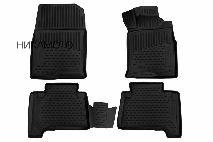 ELEMENT-AUTOFAMILY ELEMENT3D48154210 Коврики 3D в салон TOYOTA Hilux Surf, 2002-2009, внедорожник, П. Р, 4 шт. (полиуретан)