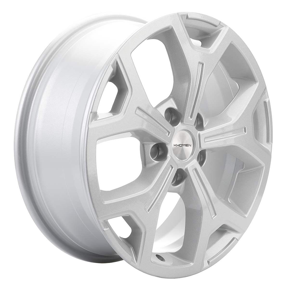 Диск Khomen Wheels KHW1710 6.5x17 5x120 ET55 Dia65.1 F-Silver