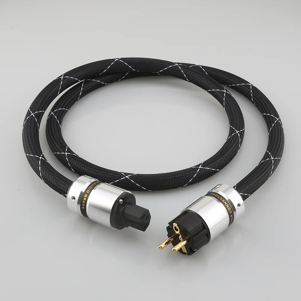 Аудиофильский удлинительный кабель AUDIOPHOLE 12AWG 125В 15А EU Version, 2m