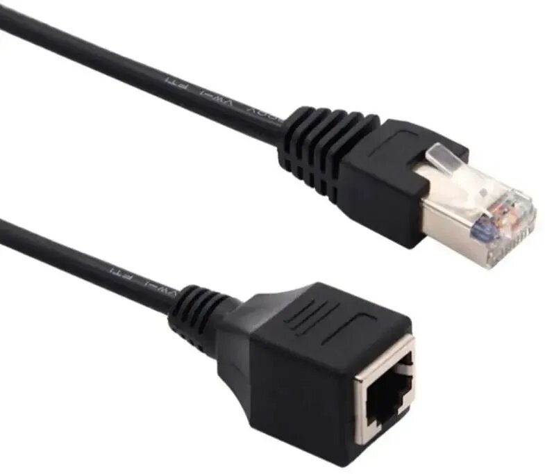 Патч-корд Buro 1м (BU-C5EXTND-1M-B)