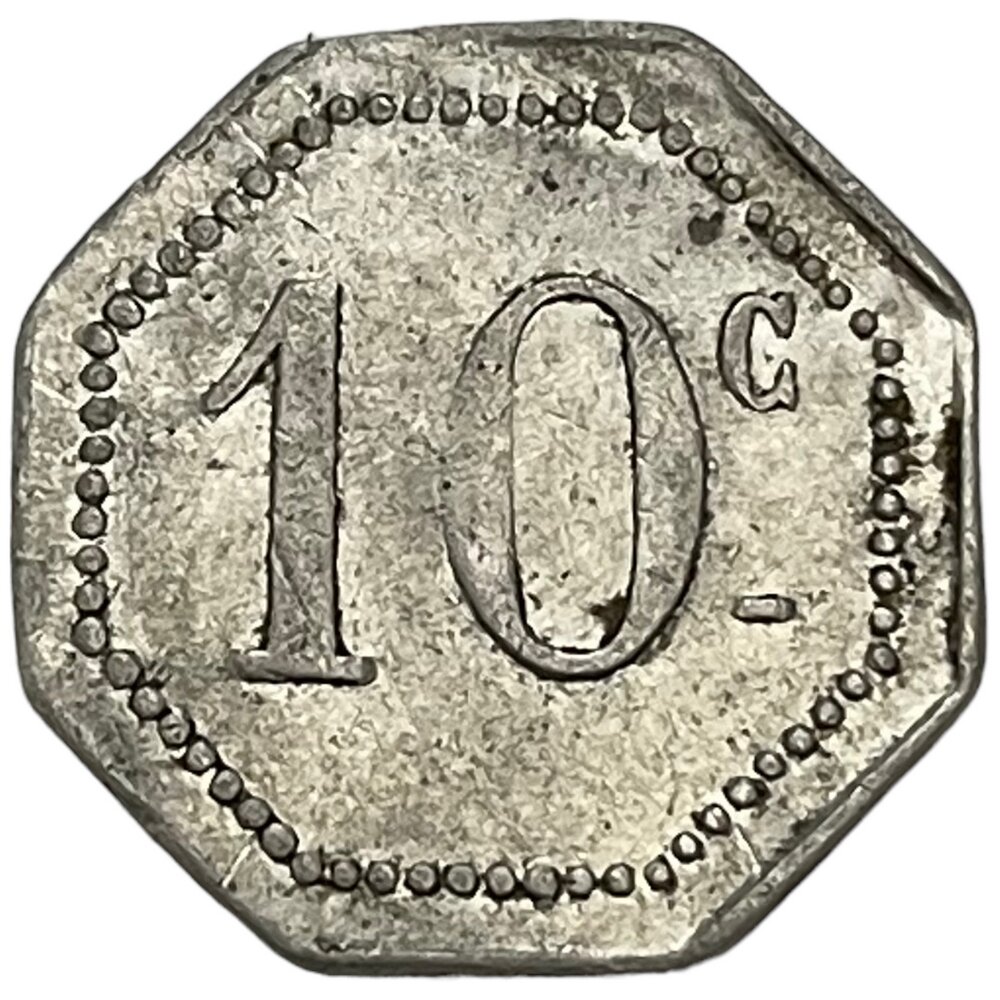 Франция, Малакоф 10 сантимов 1920-1930 гг. (Лот №4)