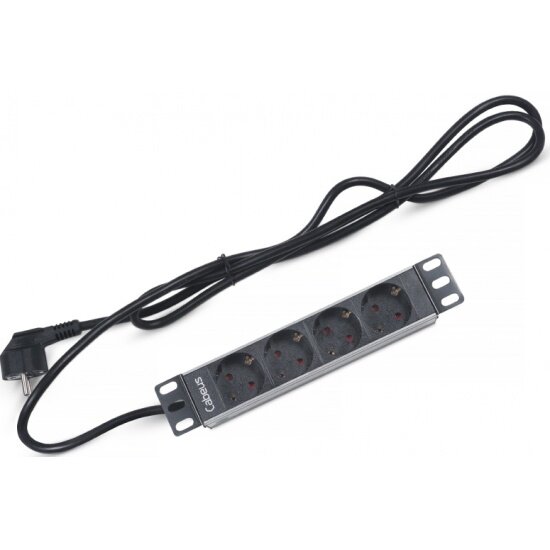 Блок розеток Cabeus PDU-4P-2EU 4шт, 1U, 10", 2м