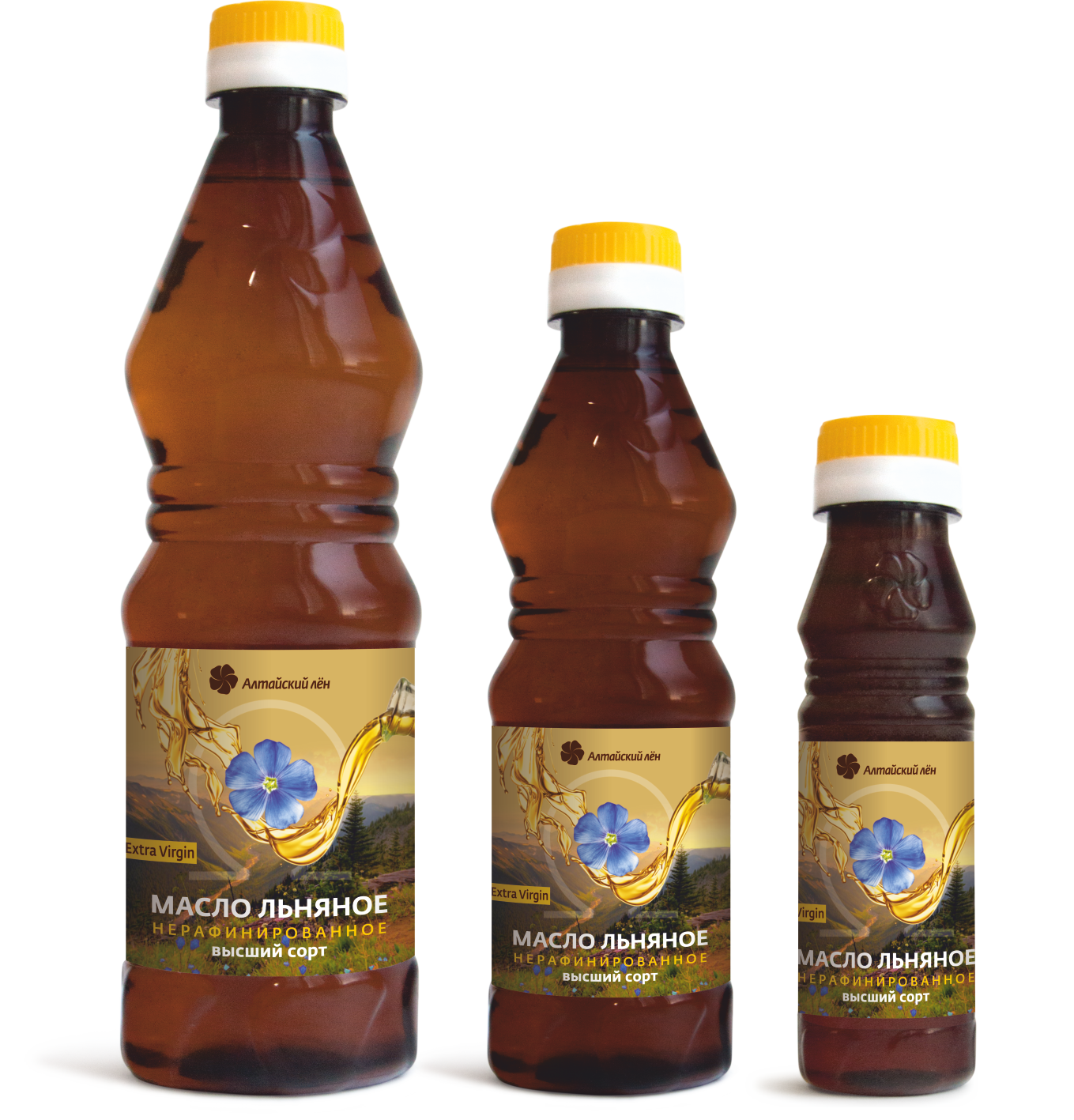 Масло льняное нерафинированное высший сорт 500мл
