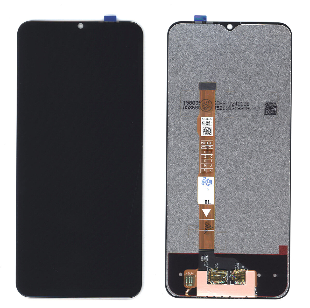Дисплей для Vivo Y35 4G (V2205) в сборе с тачскрином черный