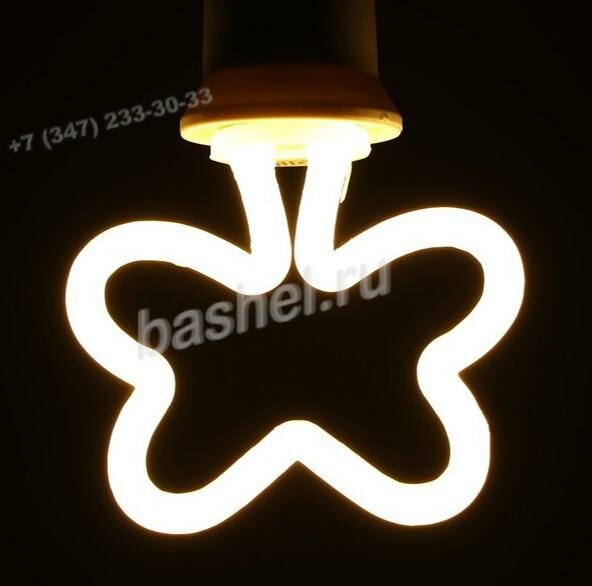 E27 Design 4W 400Lm Warm-3000k 230V Filament Deco Clover-4W-230-2700K-E27 CRI>80 Цветок, Лампа светодиодная, Thomson