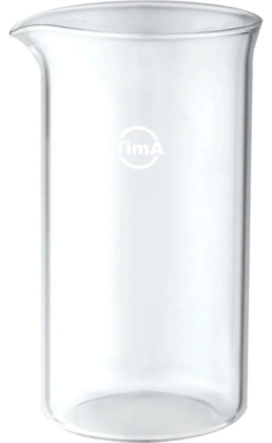 Колба для френч-пресса TimA / ТимА из прозрачного боросиликатного стекла, 0.6л / заварник для чая