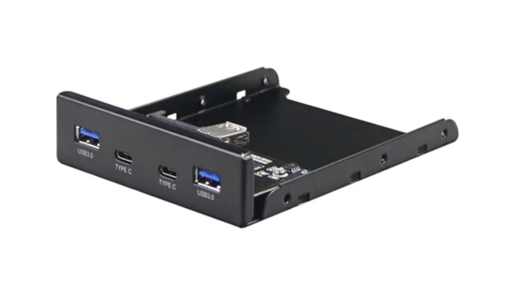 Планка USB на переднюю панель (3.5" 2x USB3.2 Gen 1, 2x USB3.2 Type-C)