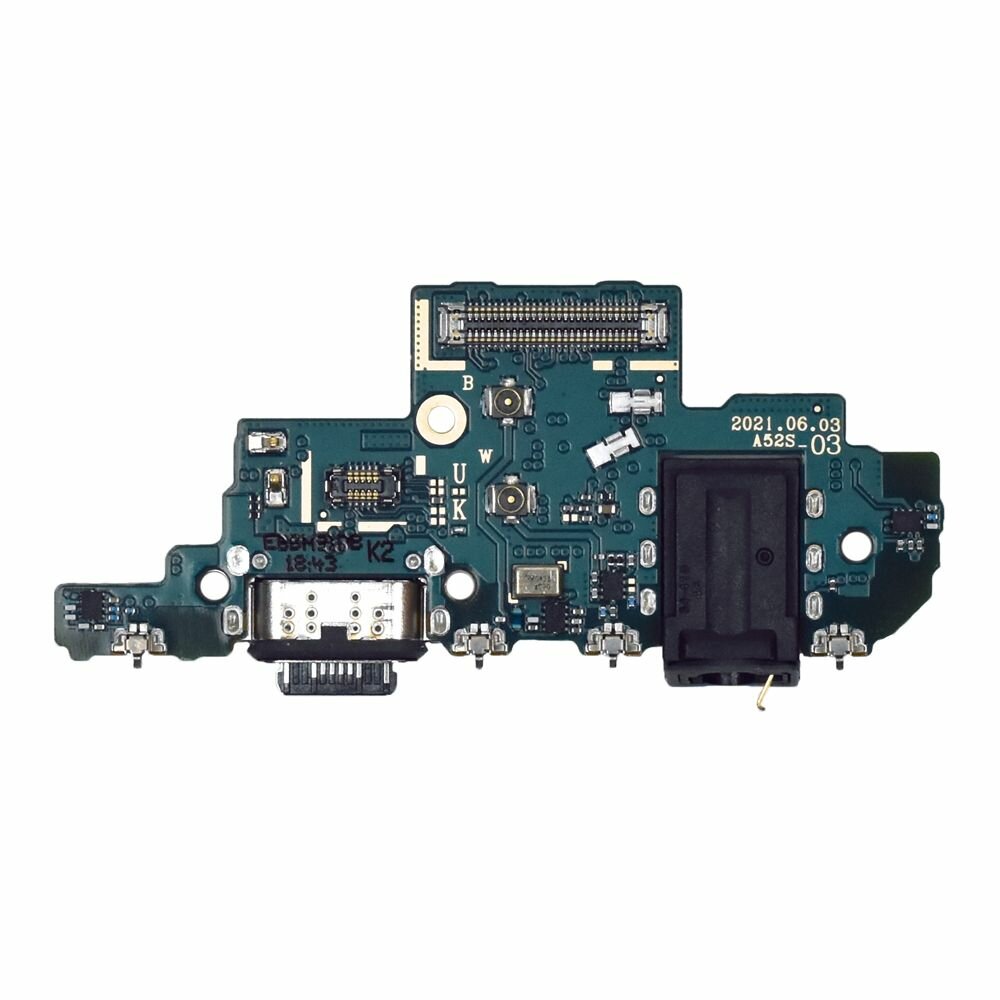 Шлейф/FLC Samsung Galaxy A52 SM-A525 на системный разъём/разъём гарнитуры/микрофон