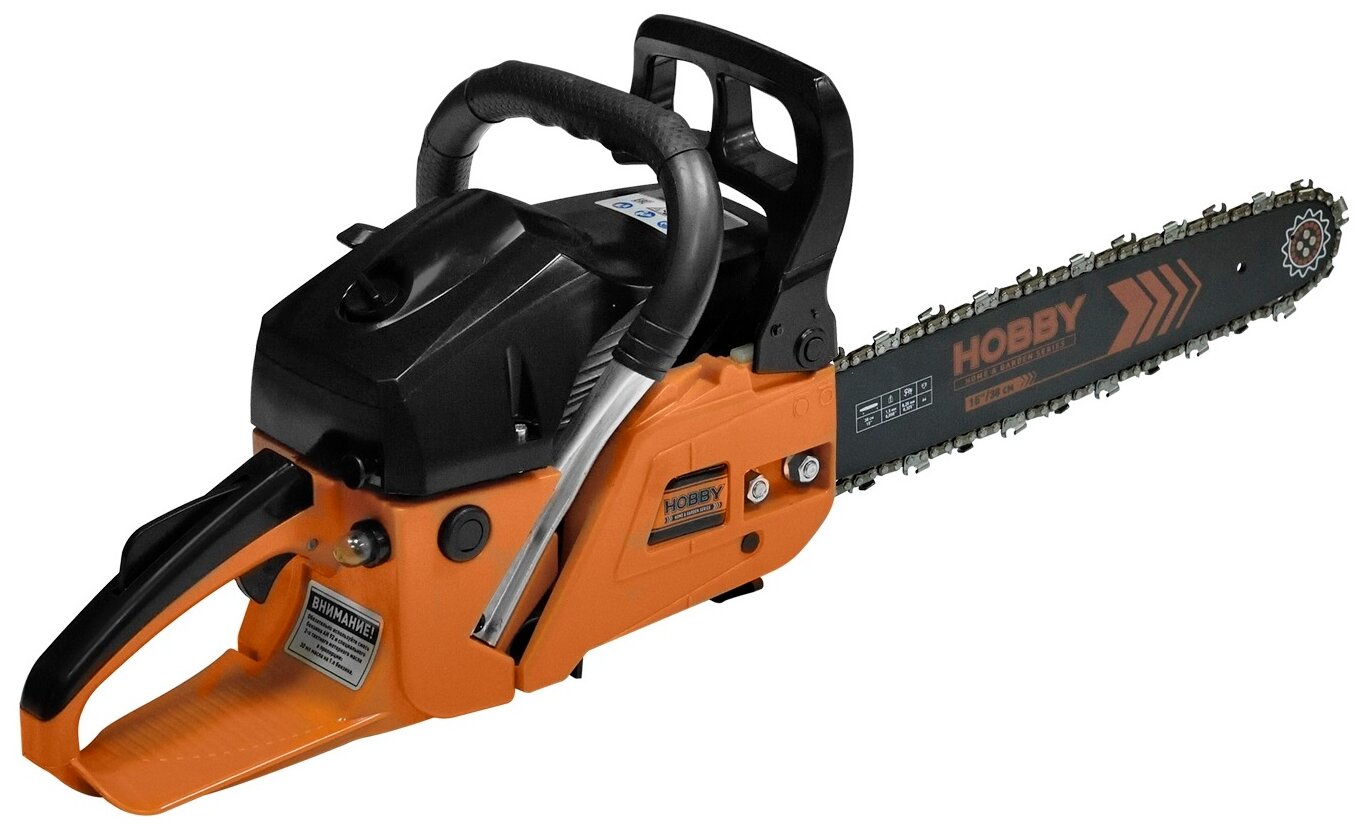 Бензопила Carver Hobby HSG 158-18, 3 л. с, тормоз цепи, антивибрационная система