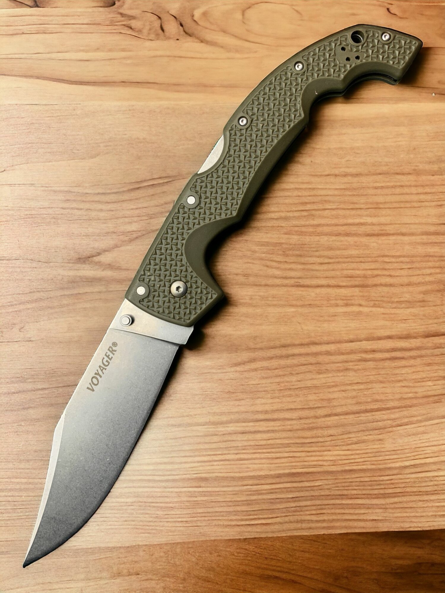 Складной нож Cold steel Voyager (green)