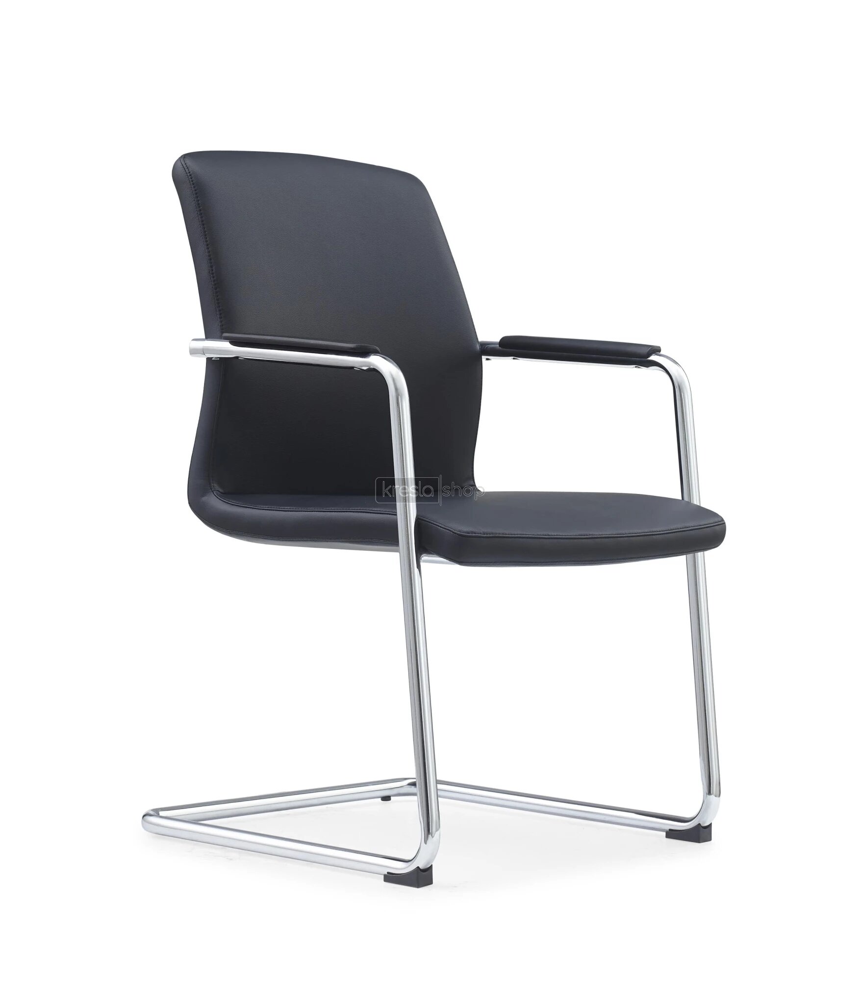 Конференц-кресло Riva Design Amore C2412 черная премиум экокожа