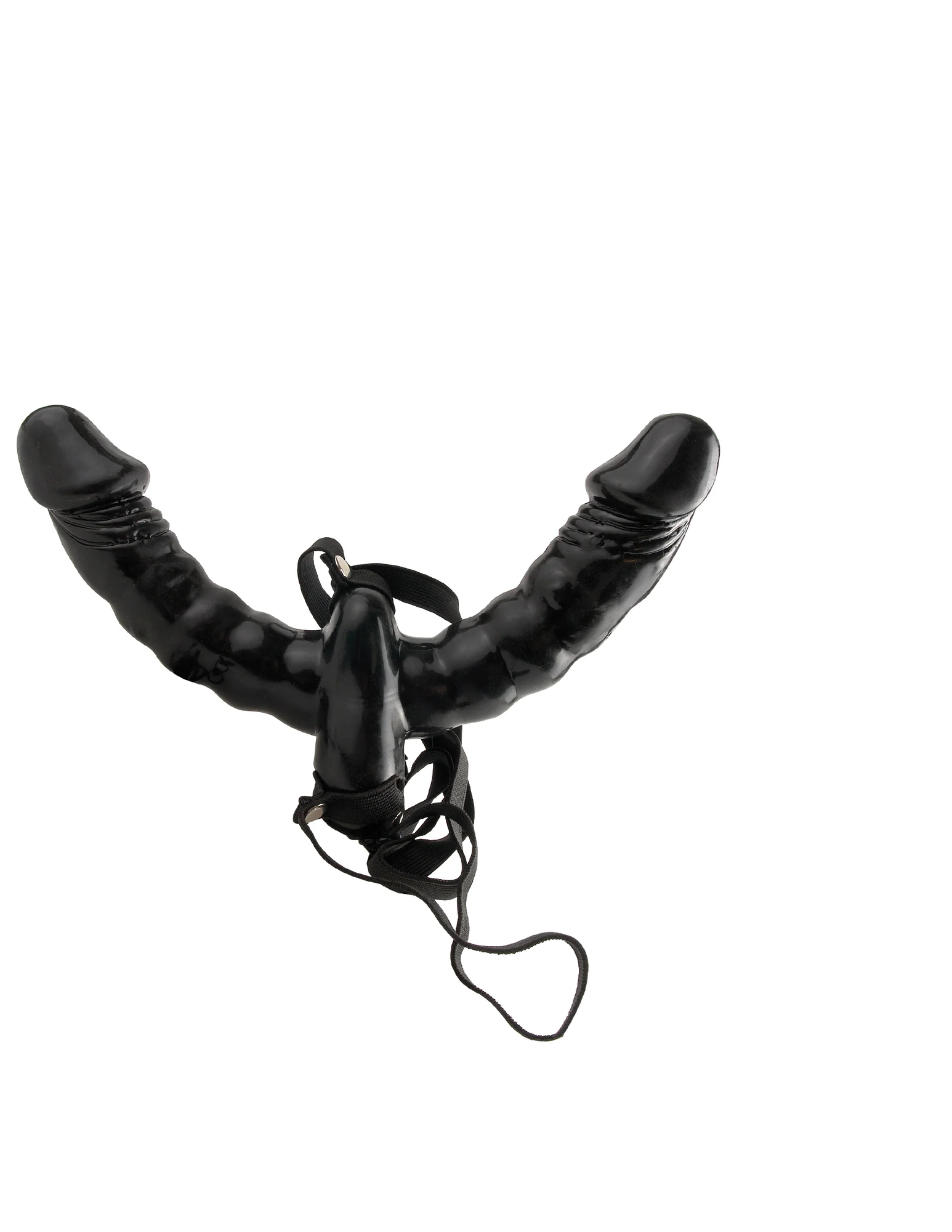 Pipedream Страпон VIBRATING DOUBLE DELIGHT STRAP ON (14.5, Ø 3.5 см)