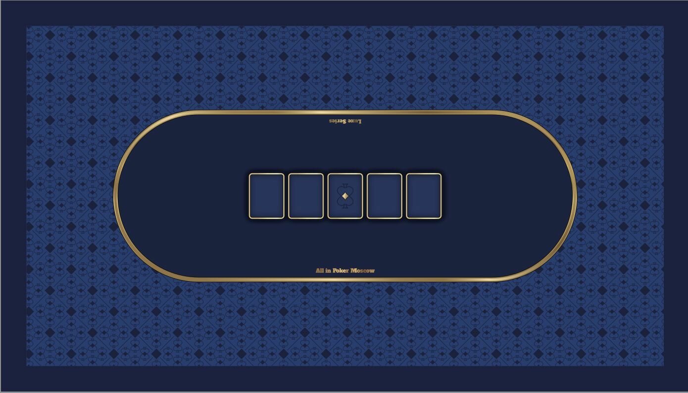 Сукно для покера прямоугольное 160х90 см - LUXE