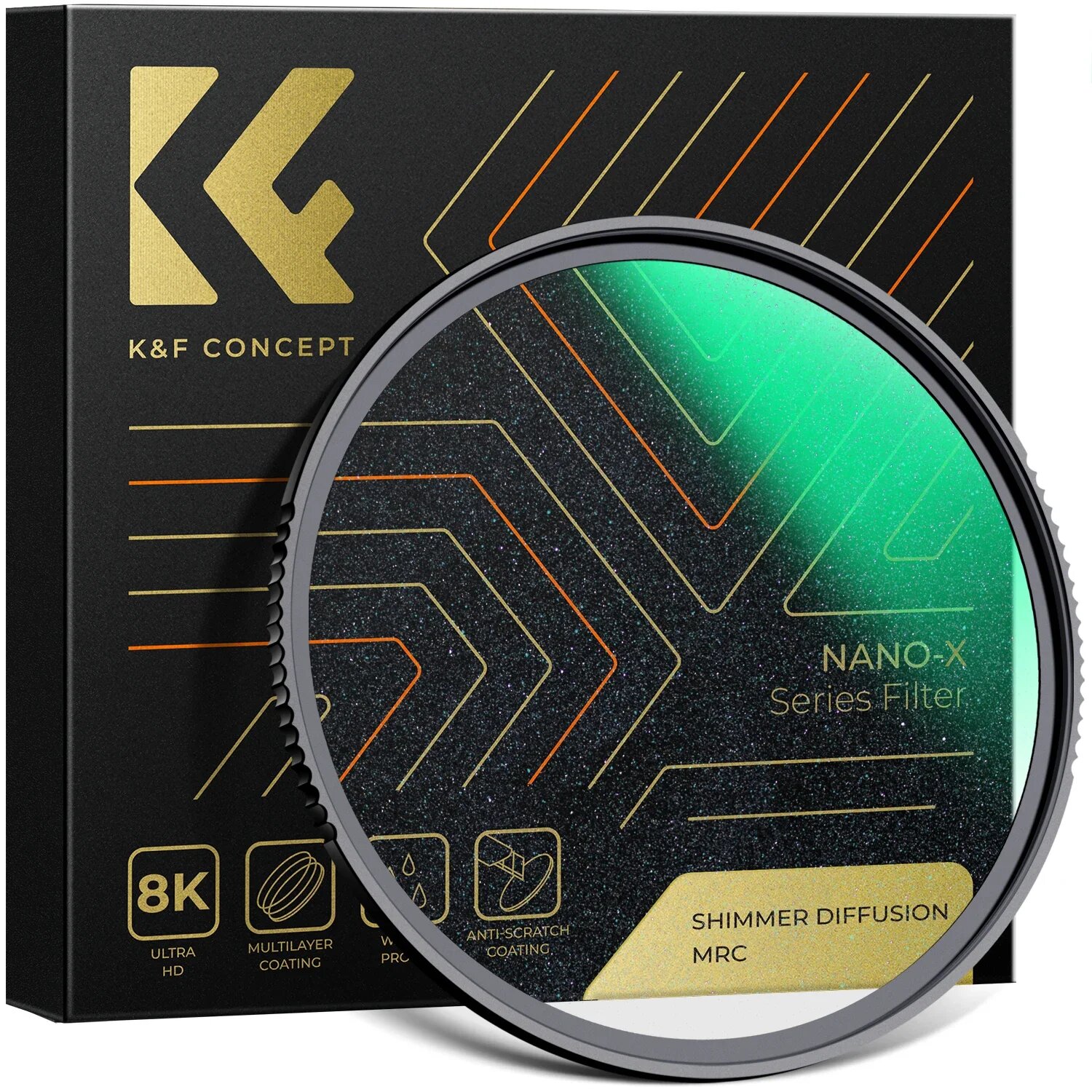 K&F CONCEPT Фильтр Shimmer Diffusion 1, 72 мм