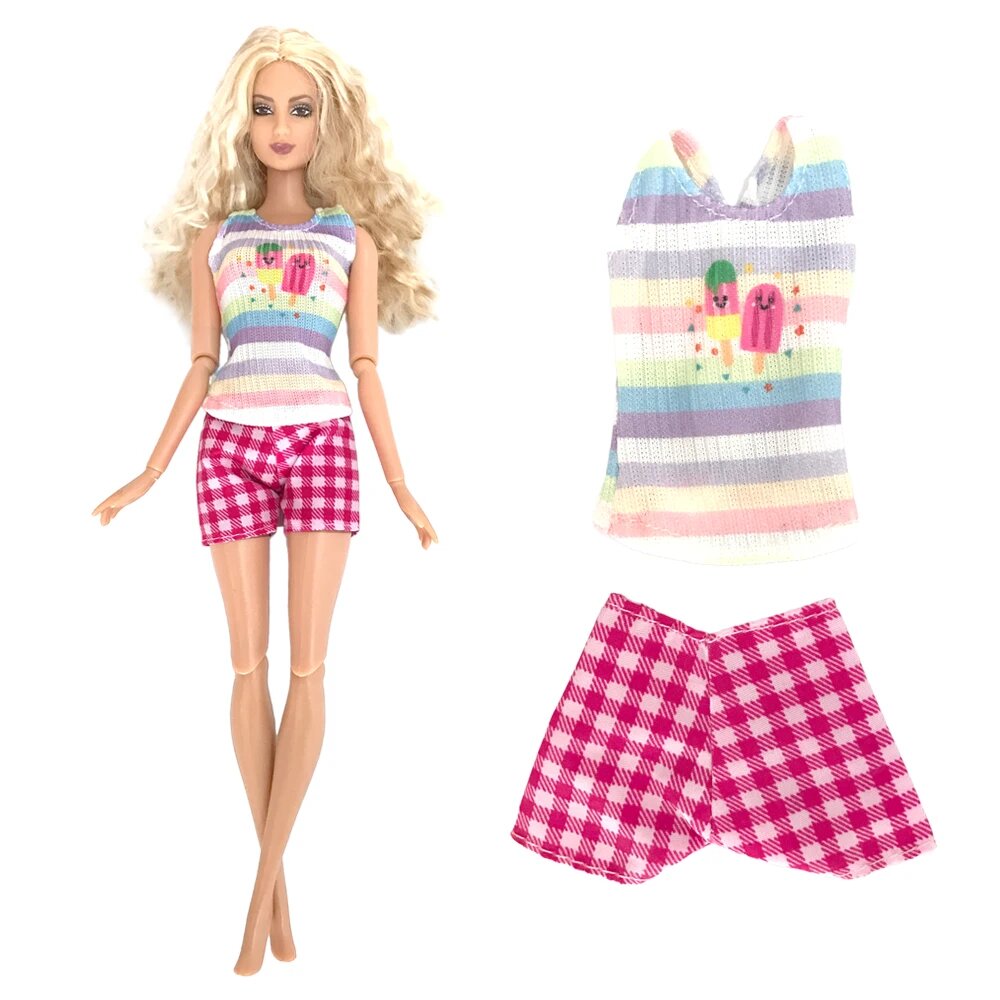 Комплект пижамы для кукол Barbie, розовый