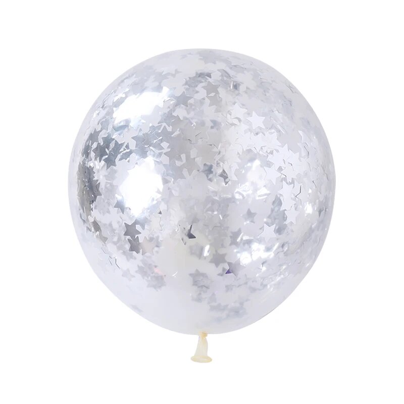 12-дюймовый прозрачный воздушный шар из розового золота с конфетти и блестками, латексные шары для свадьбы, дня рождения, банкета, декор, блестящий прозрачный воздушный шар