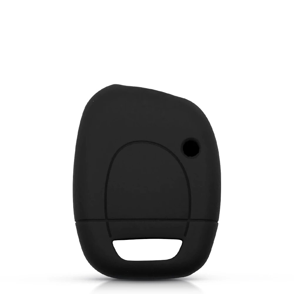 Корпус ключа Renault Twingo Clio Kangoo Master, 1 кнопка, Black Silicone Case