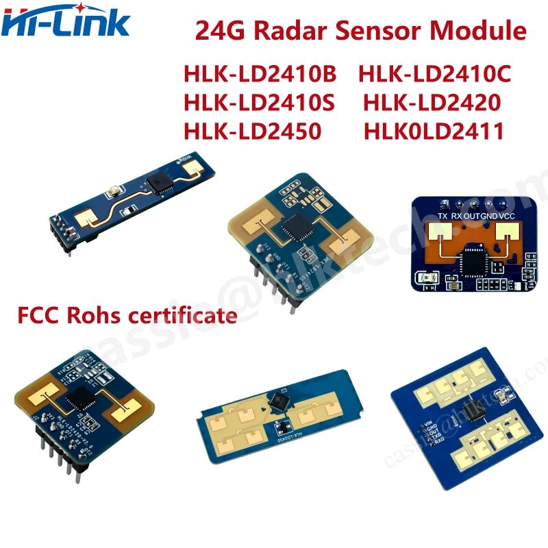 Hi-Link 24 ГГц Модуль датчика присутствия HLK-LD2411S